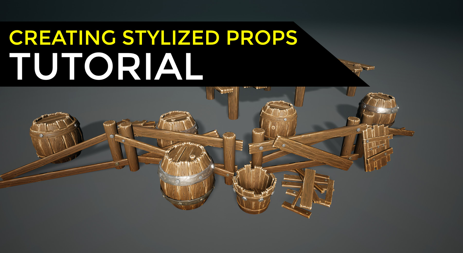 ArtStation - Creating stylized props tutorial (wood sculpting and ...