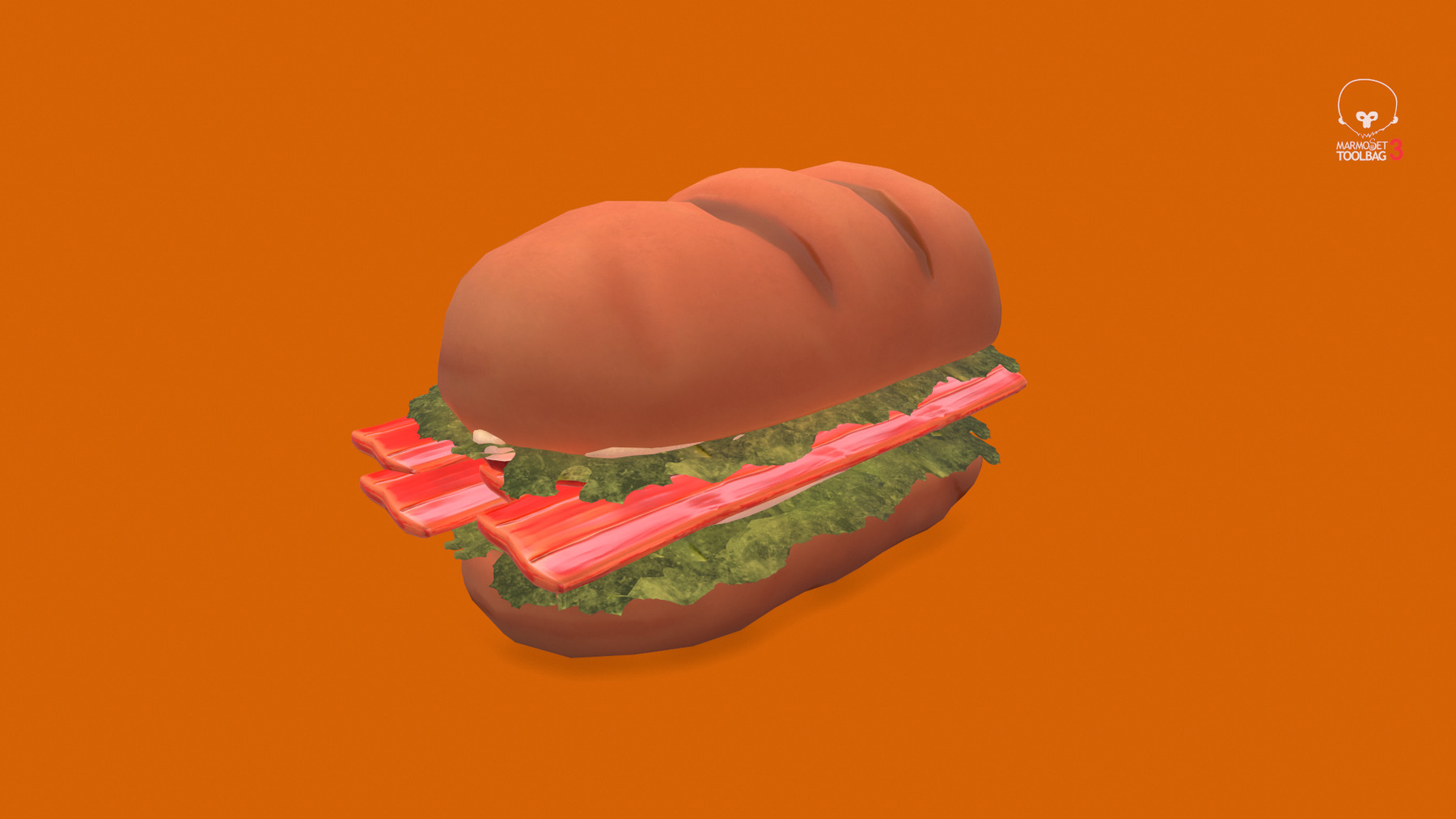 ArtStation - Stylized Submarine Sandwich | Game Assets