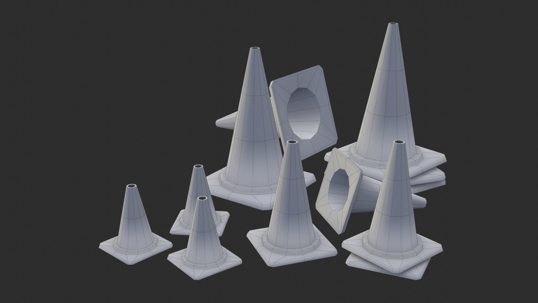 ArtStation - Traffic Cone Assets 01 | Game Assets