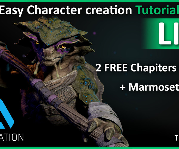ArtStation - Easy Character creation Tutorial - LITE version | Tutorials