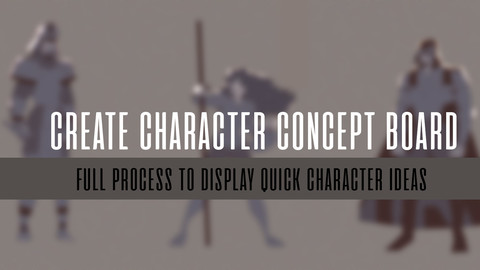 ArtStation - CHARACTER CONCEPT BOARD PROCESS | Tutorials