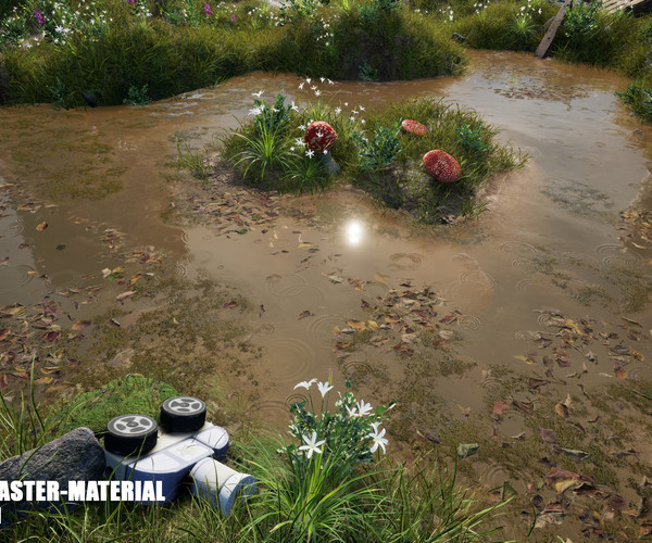ArtStation - UE4 Customizable Water Master-Material (Vertex Paintable ...
