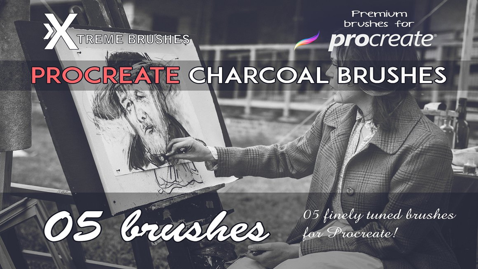 ArtStation - Procreate Charcoal Brushes | Brushes