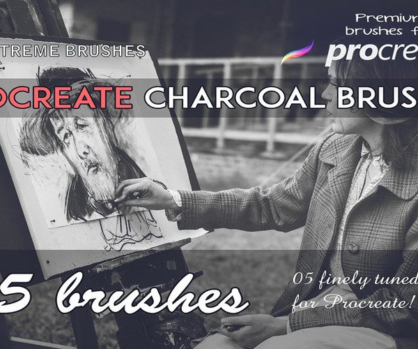 ArtStation - Procreate Charcoal Brushes | Brushes