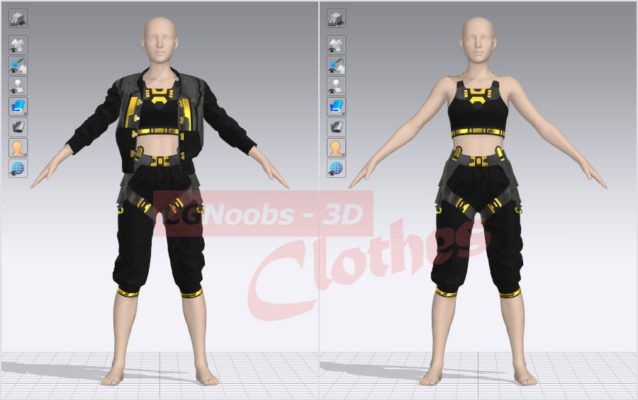 ArtStation - Sci-Fi Sweater Outwear - 44 Marvelous Designer and Clo3D ...