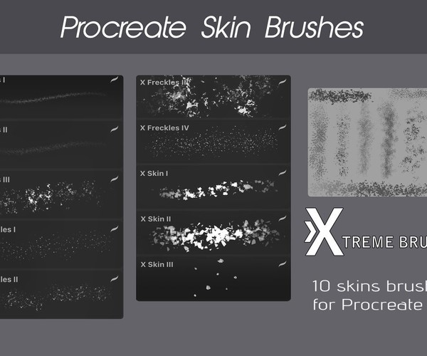 ArtStation - Procreate Skin Brushes | Brushes