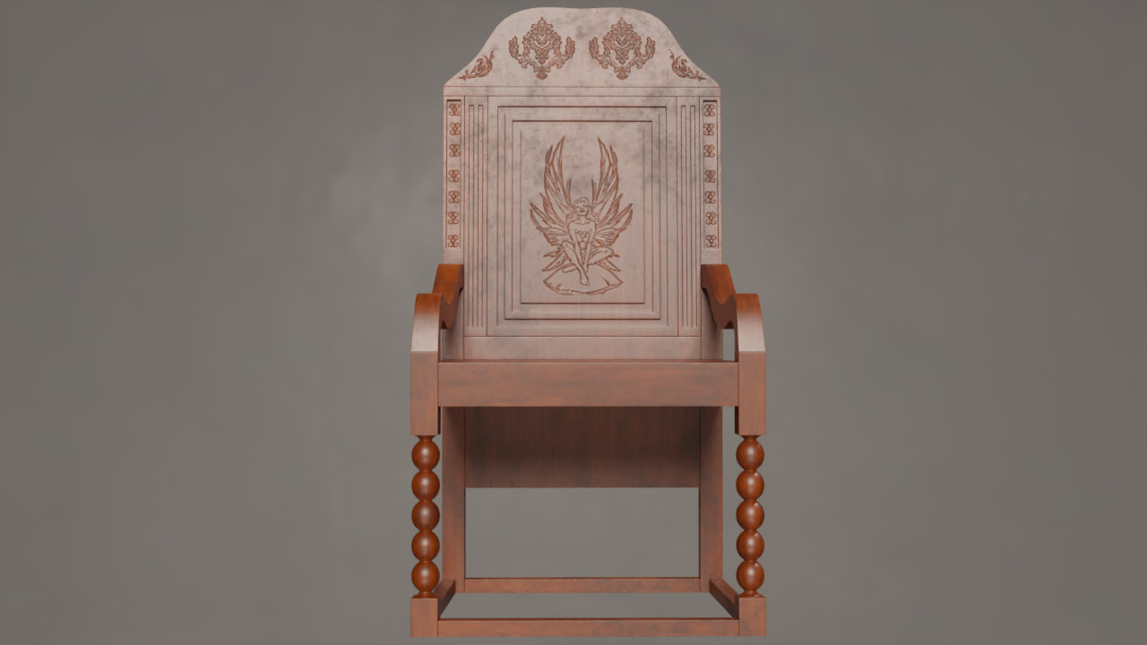 ArtStation - Wooden Chair | Game Assets