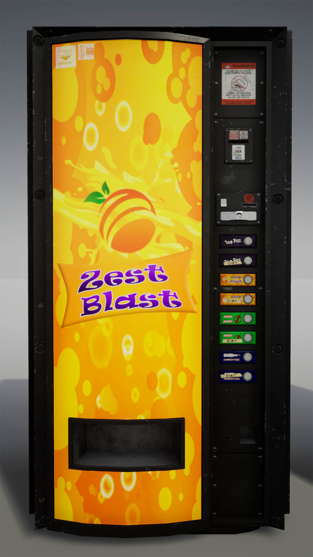 ArtStation - Vending Machines + Food & Drink - Prop Pack | Game Assets