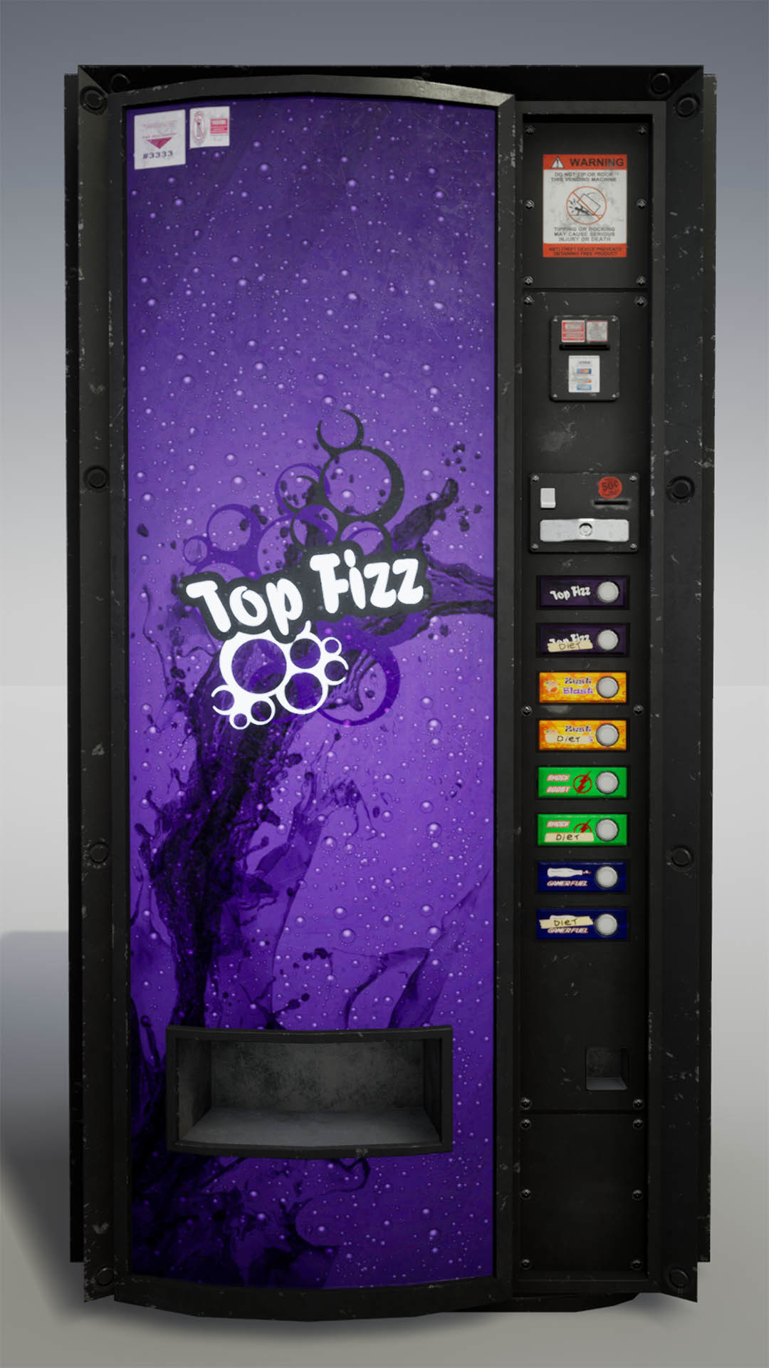 ArtStation - Vending Machines + Food & Drink - Prop Pack | Game Assets