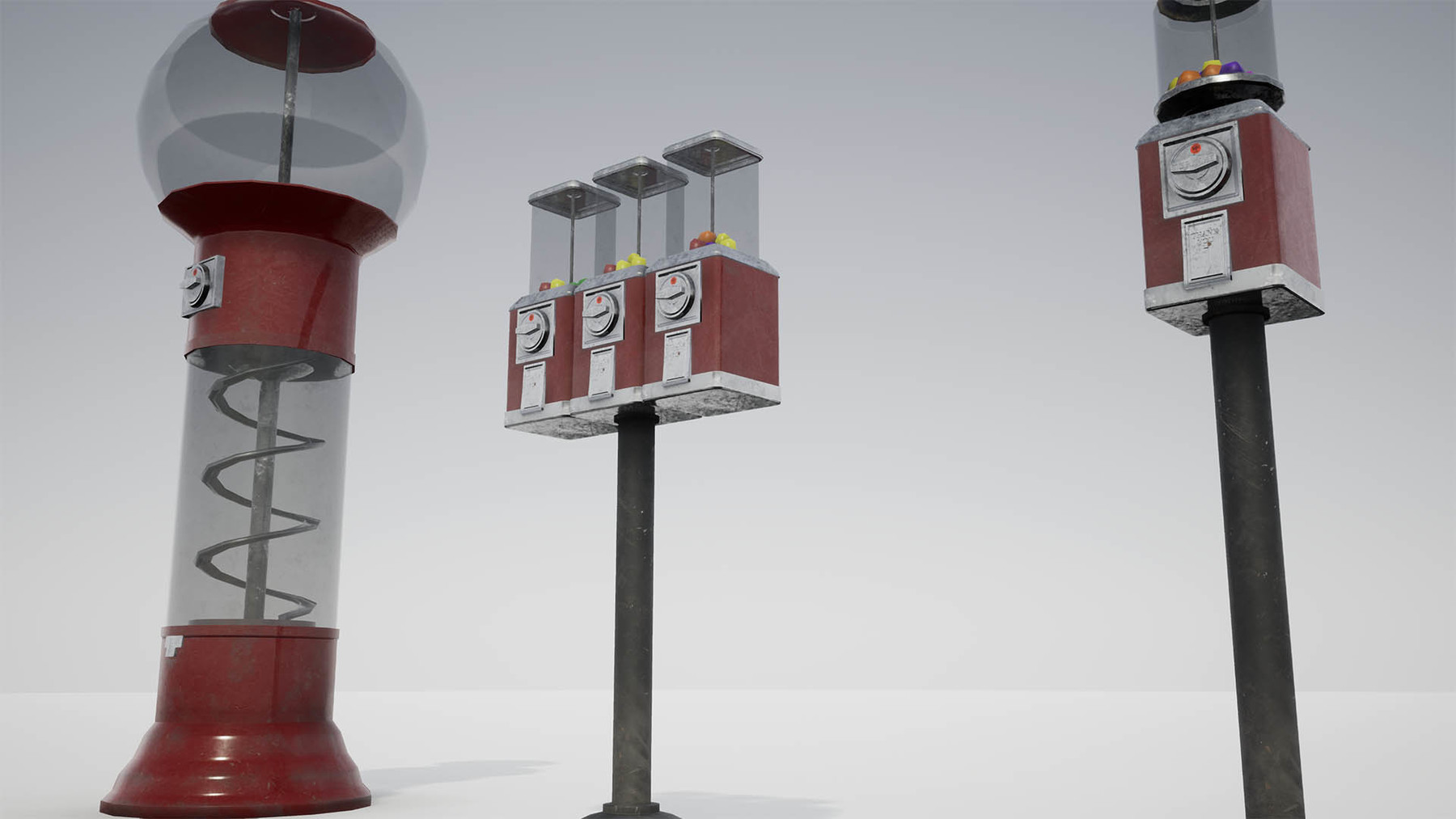 ArtStation - Vending Machines + Food & Drink - Prop Pack | Game Assets