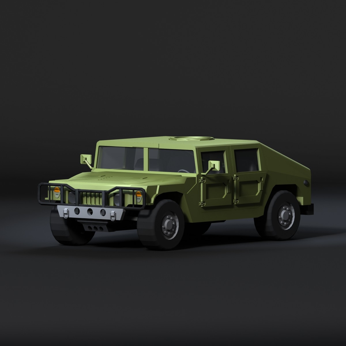 ArtStation - Humvee 3D model | Resources