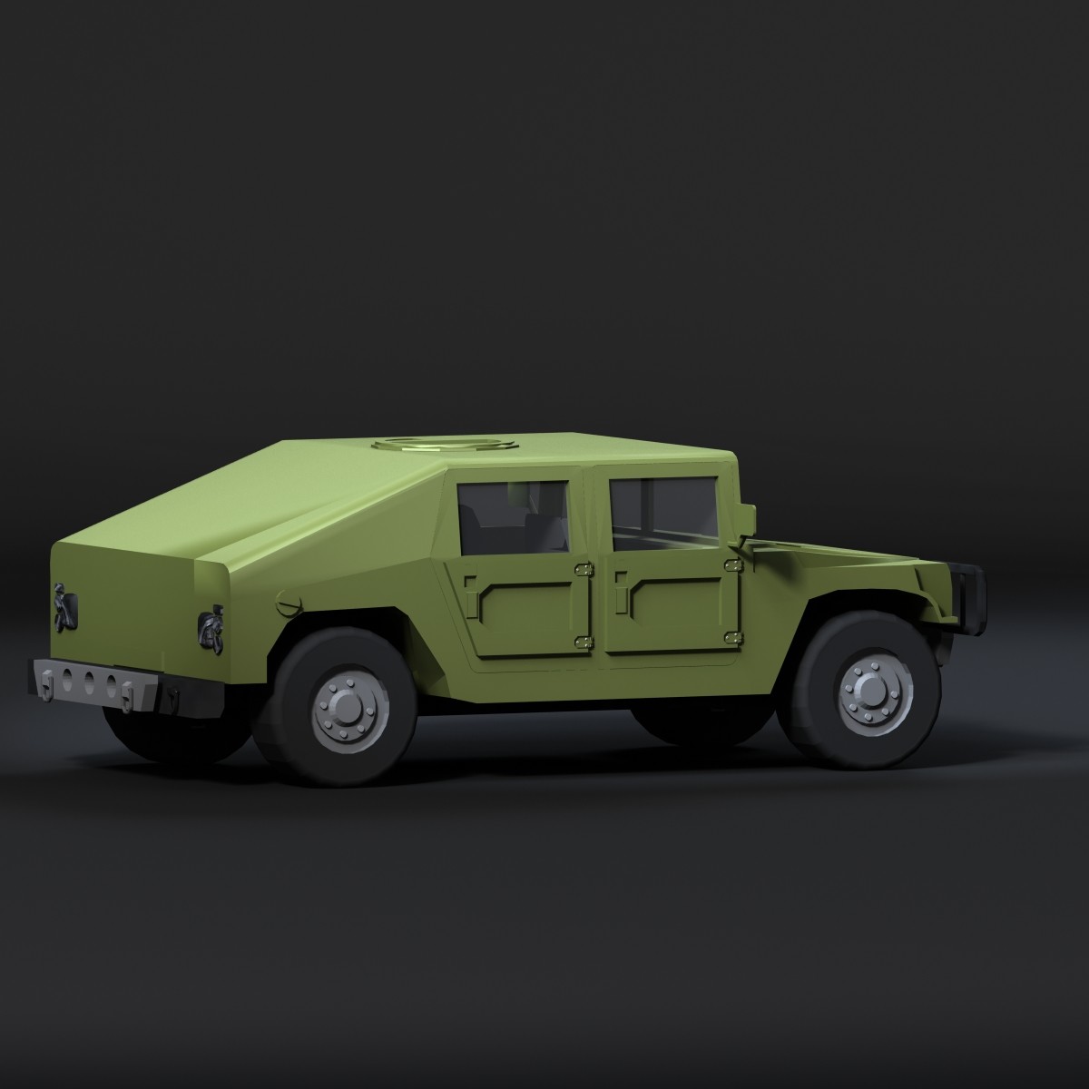 ArtStation - Humvee 3D model | Resources