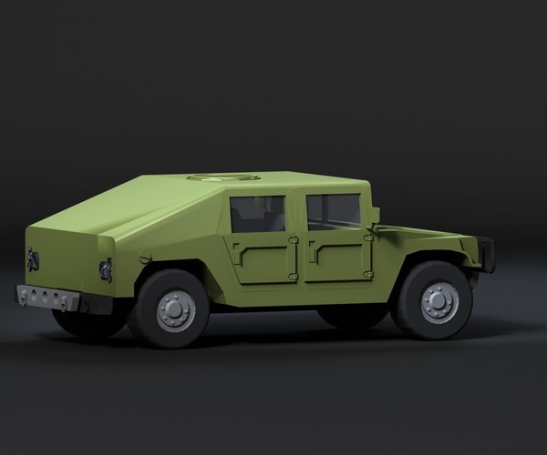ArtStation - Humvee 3D model | Resources
