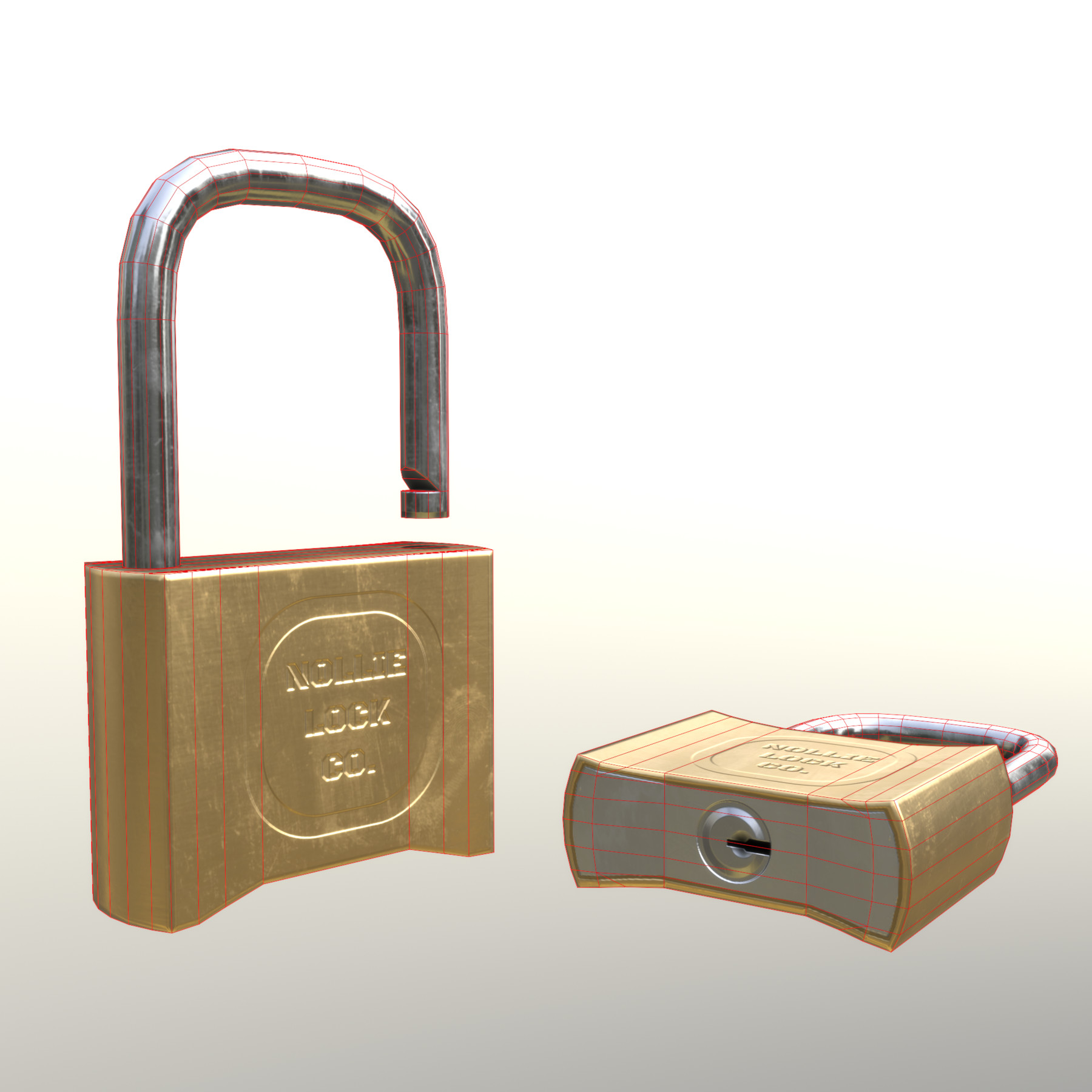 ArtStation - Padlock Clean&Rusty | Game Assets