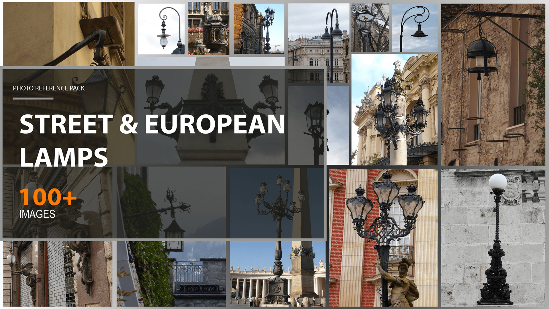 ArtStation - STREET AND EUROPEAN LAMPS REFERENCE PACK | Resources