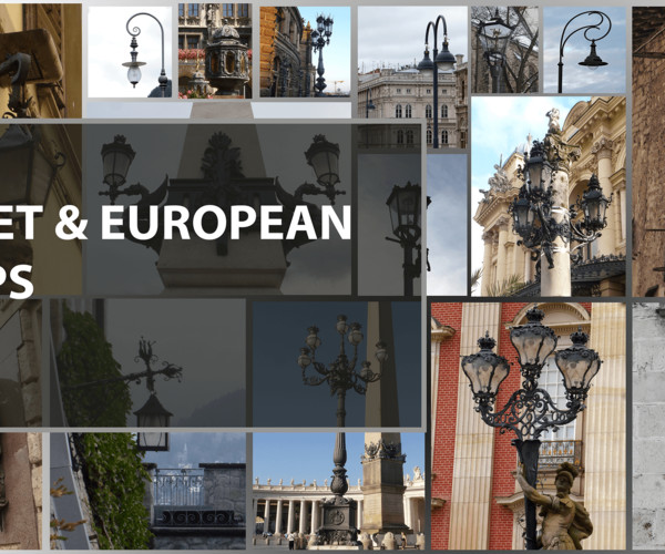 ArtStation - STREET AND EUROPEAN LAMPS REFERENCE PACK | Resources
