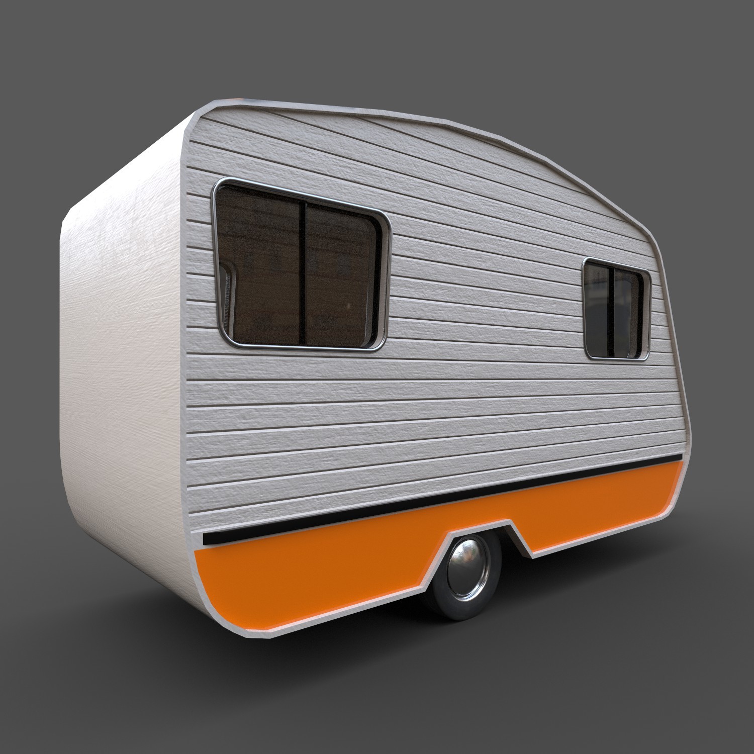 ArtStation - Caravan Trailer - PBR Low-poly | Game Assets