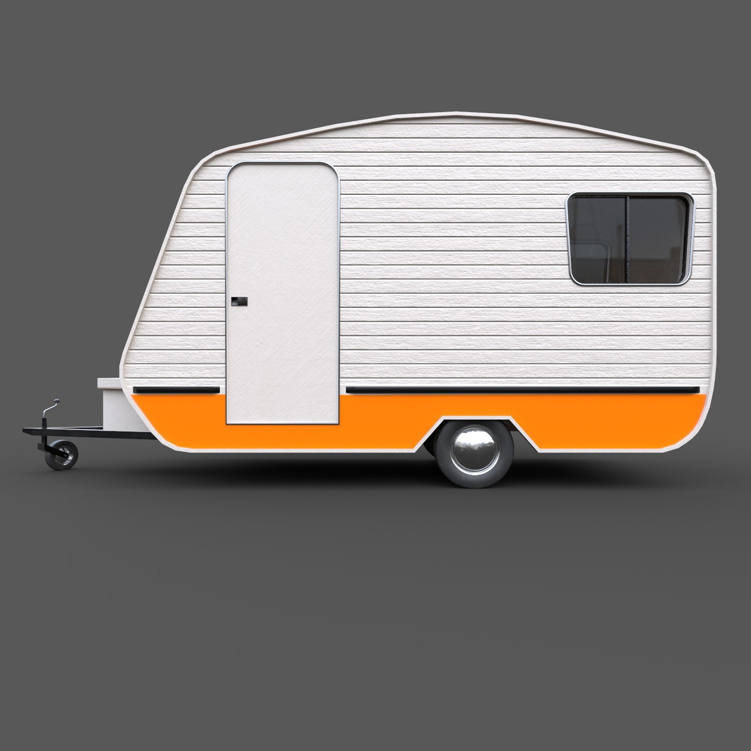ArtStation - Caravan Trailer - PBR Low-poly | Game Assets