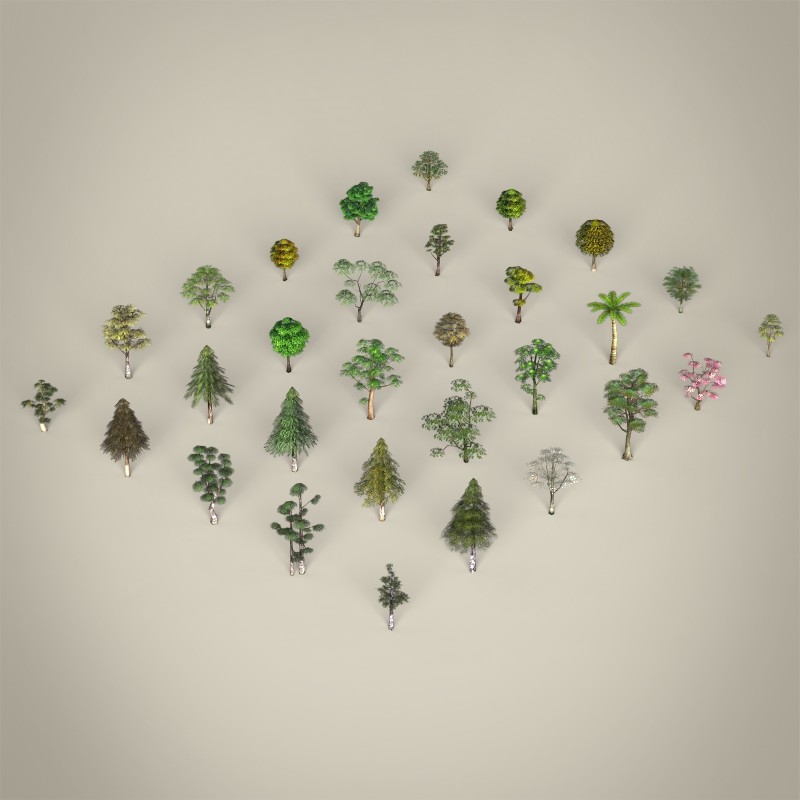 ArtStation - 3D Game Ready Tree Collection | Resources