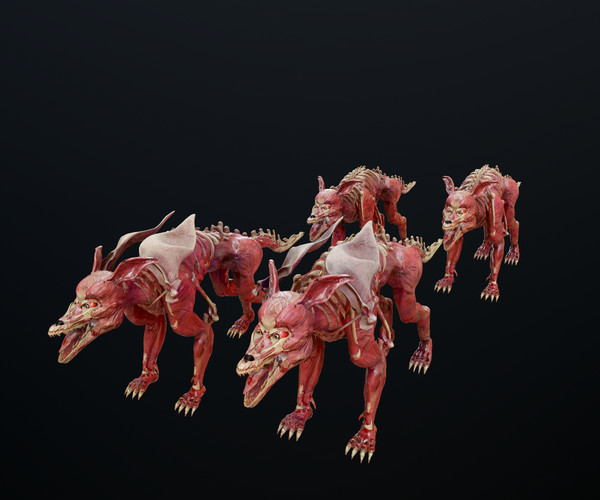 ArtStation - dog mutant | Game Assets