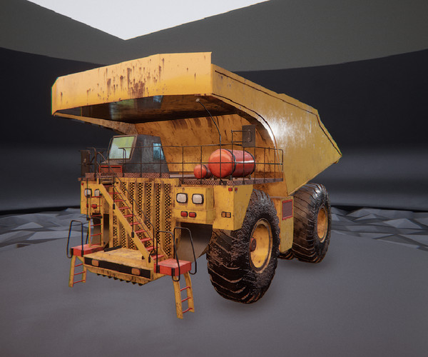 ArtStation - Unreal Engine Driveable Mining Truck | Game Assets