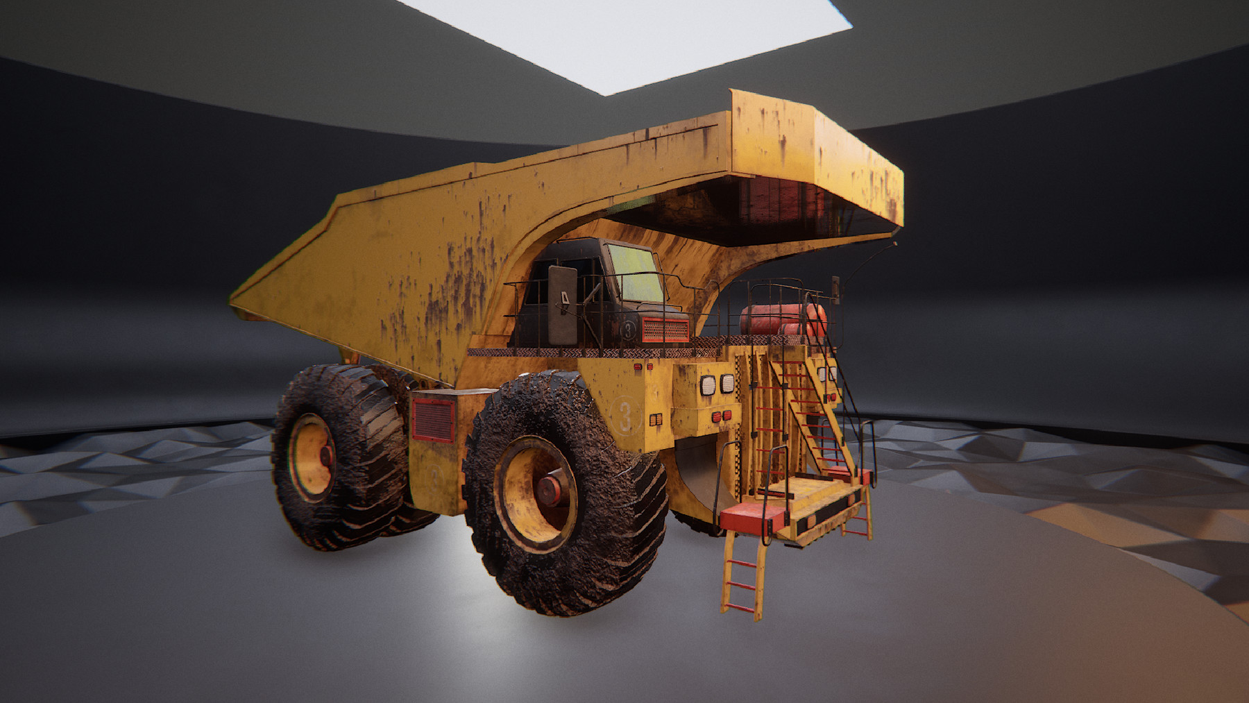 ArtStation - Unreal Engine Driveable Mining Truck | Game Assets