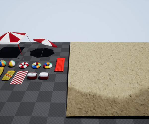 ArtStation - Beach Summer Pack | Game Assets