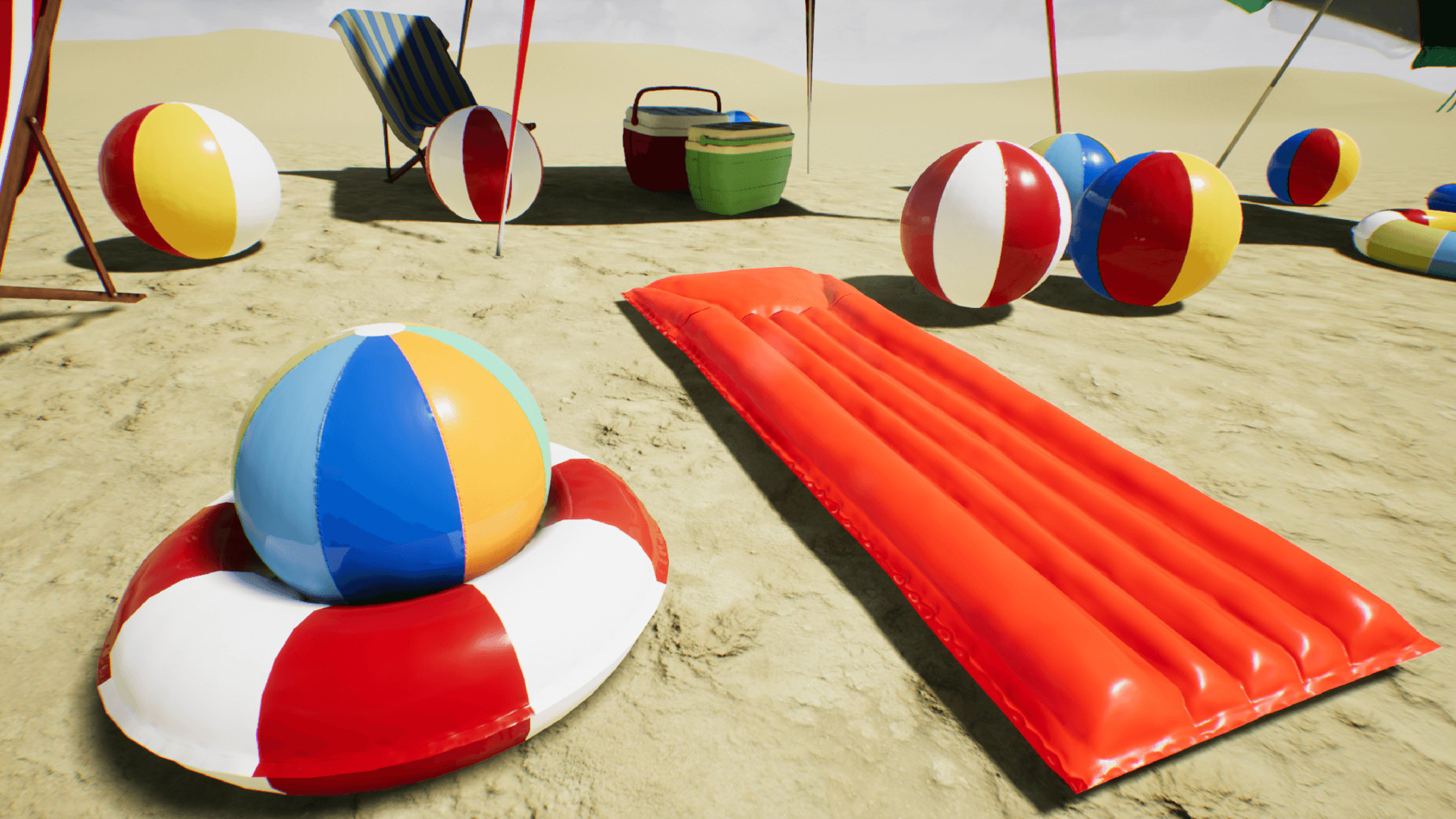 ArtStation - Beach Summer Pack | Game Assets