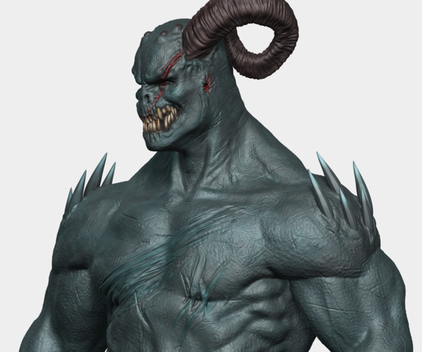 ArtStation - Demon Bust | Resources