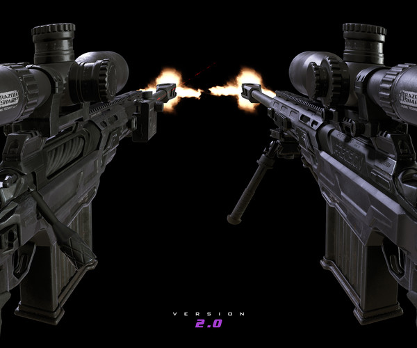 ArtStation - SBG Precision Rifle | Game Assets