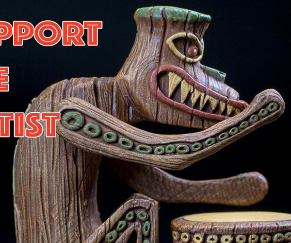 ArtStation - Tiki Drummer - Support the Artist | Resources