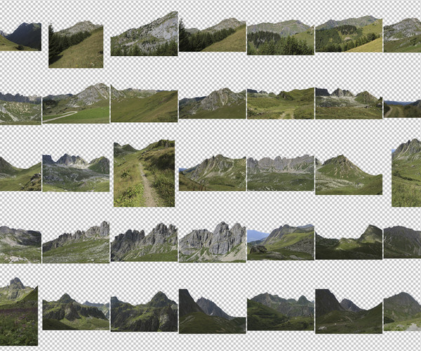 ArtStation - ALPINE PEAKS & RIDGES CUTOUT - Photo reference pack - 80 ...