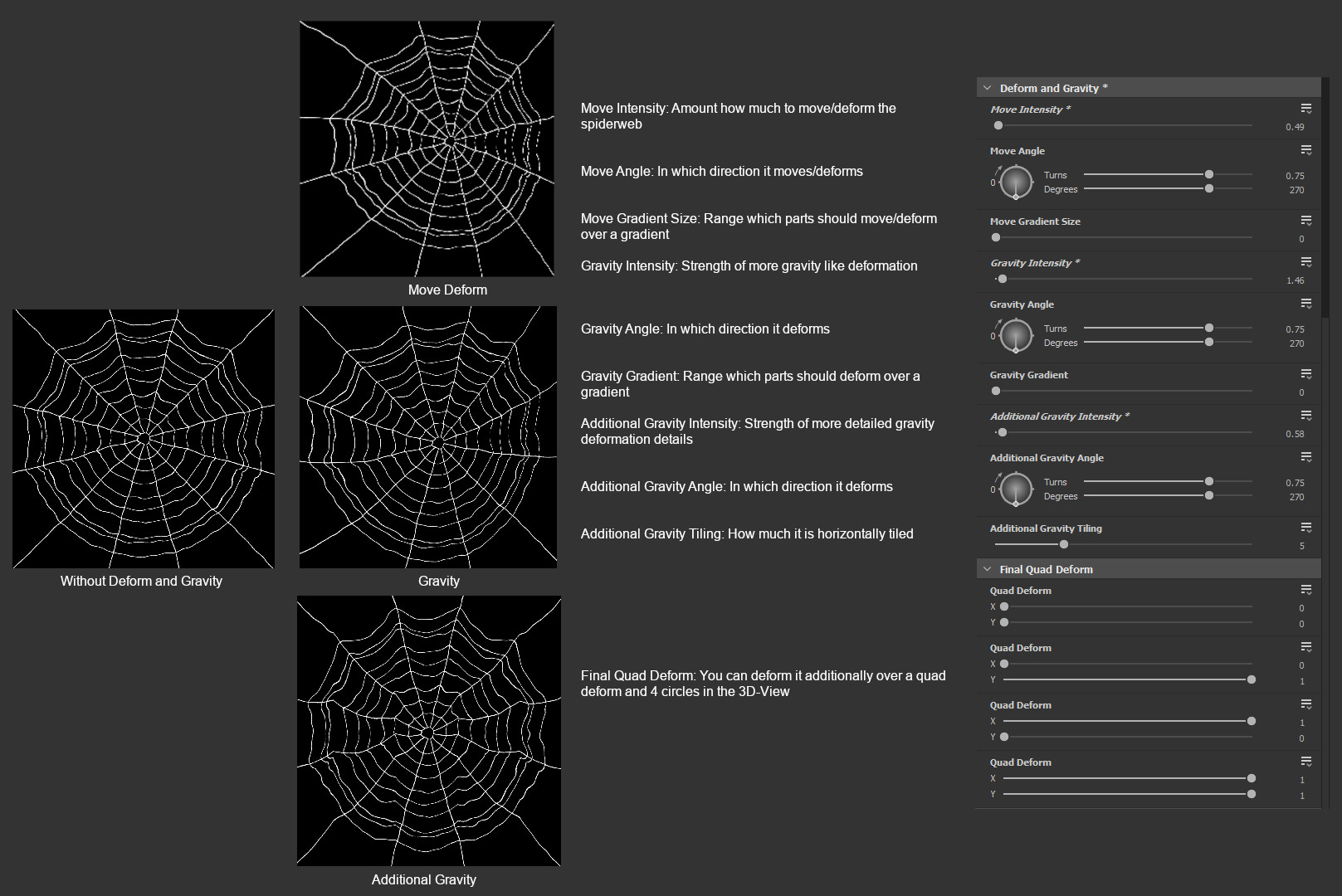 ArtStation - Substance Designer Spiderweb Generator | Game Assets
