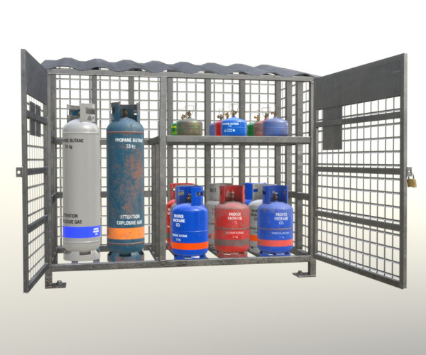 ArtStation - Gas Cylinder Collection | Game Assets