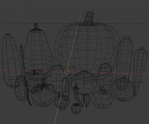 ArtStation - 20 Vegetables - Low Poly, Flat Shaded | Resources