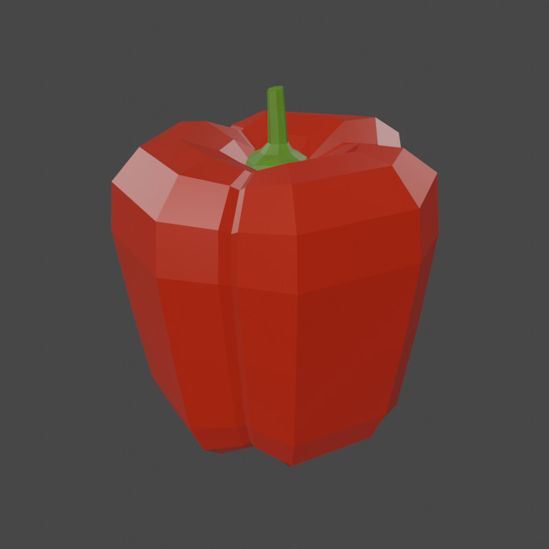 ArtStation - 20 Vegetables - Low Poly, Flat Shaded | Resources