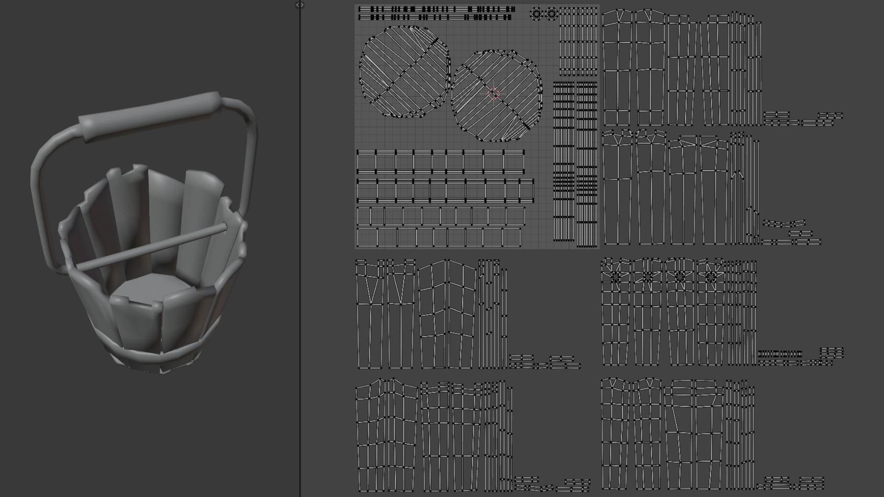 ArtStation - Old Rustic Bucket | | 3D model | 2K Textures | Game Assets