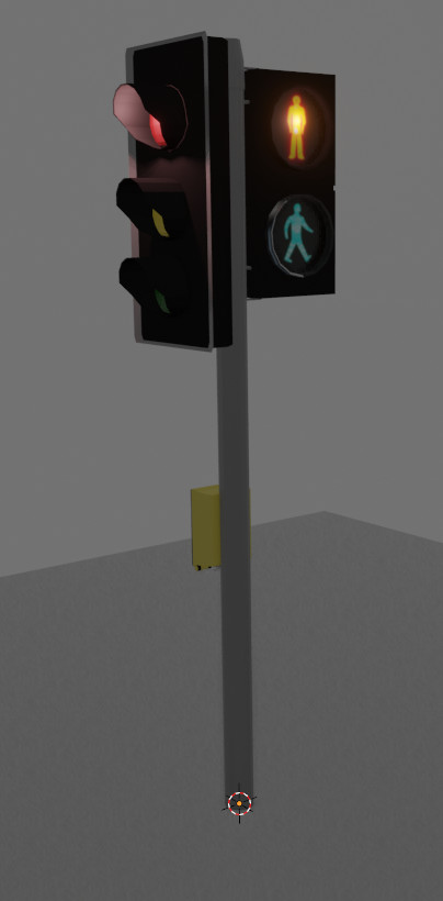 ArtStation - london traffic light | Game Assets