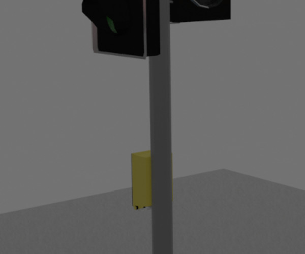 ArtStation - london traffic light | Game Assets
