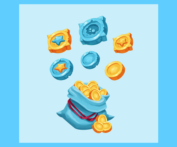 ArtStation - Treasure Icons Pack | Game Assets