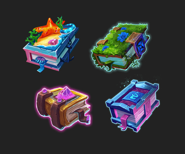 ArtStation - Stylized Magic Icons Pack | Game Assets