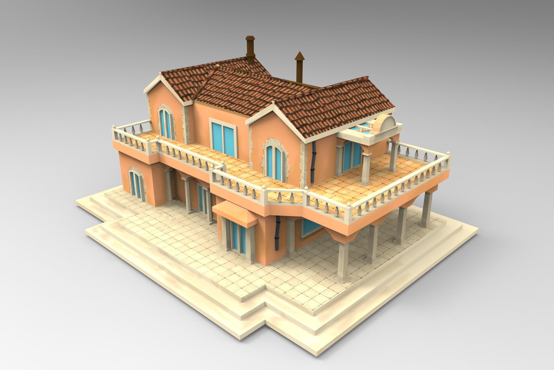 ArtStation - Villa | Game Assets