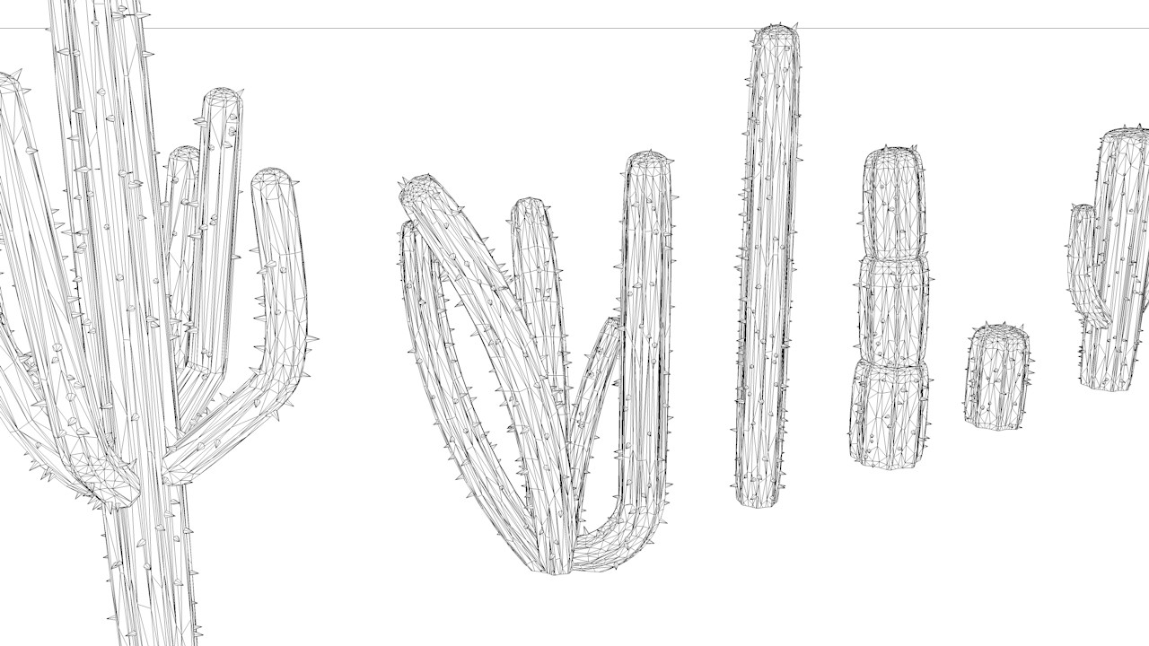 ArtStation - Cactus Set | Game Assets