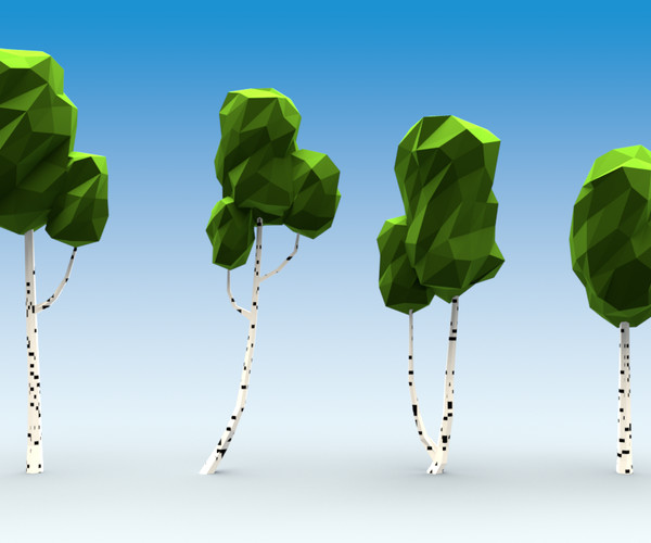 ArtStation - Birch Trees | Game Assets
