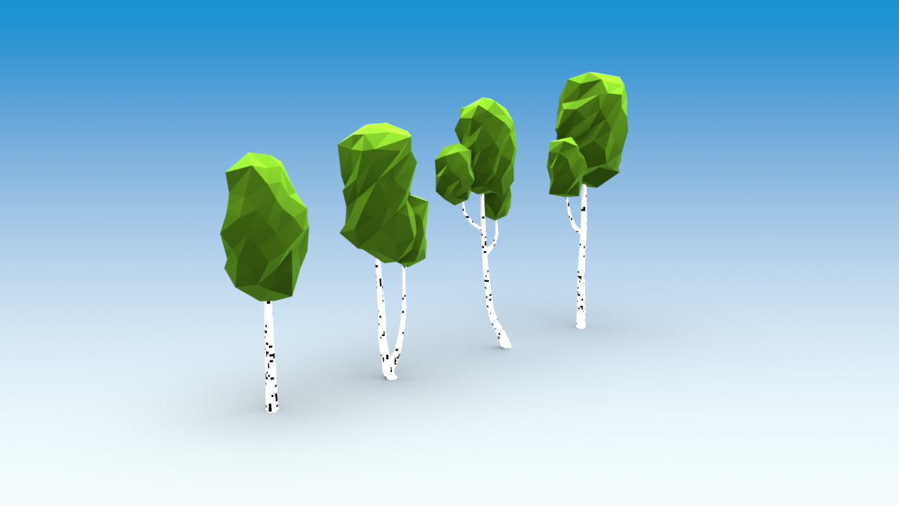 ArtStation - Birch Trees | Game Assets