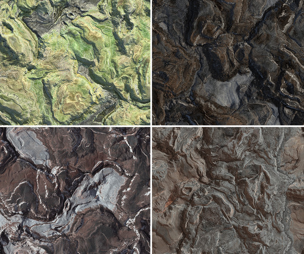 ArtStation - 20 Hills Topography Top View Background Textures | Game Assets