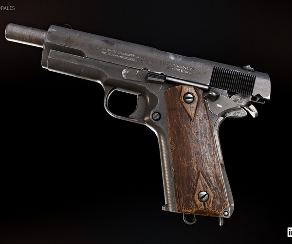 ArtStation - M1911 GameReady | Game Assets
