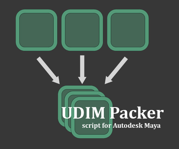 ArtStation - [Maya] UDIM packer | Resources