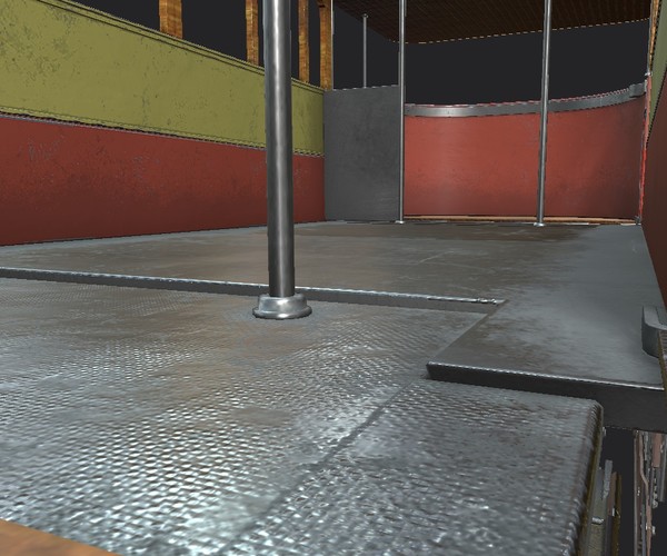 ArtStation - tram with pbr textures | Game Assets