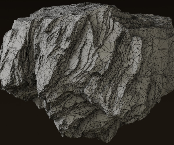 ArtStation - Rock Cliff Assembly Asset for Concept Art | Resources